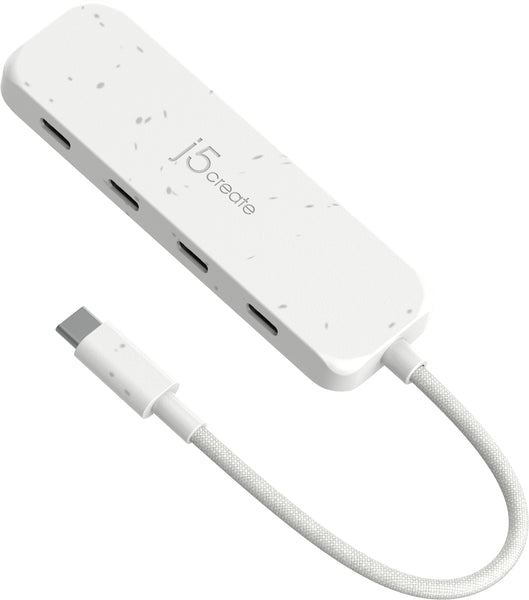Eco-Friendly USB-C® to 4-Port Type-C Gen 2 Hub – j5create