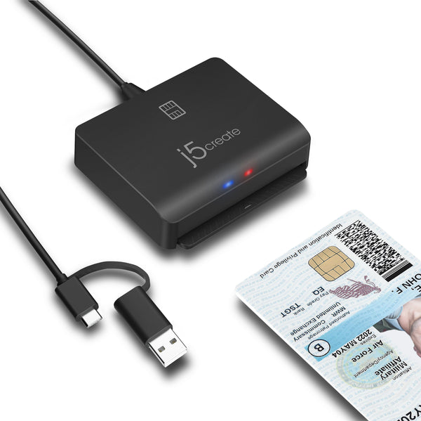 USB™ Smart Card / CAC Reader – j5create